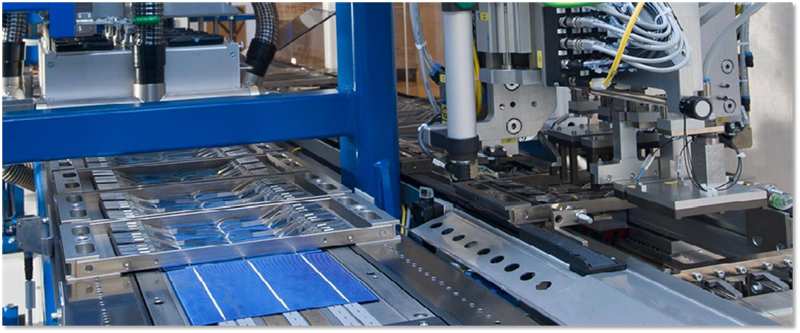 Metal Conveyor Belts for Solar Stringer Mfg Automation